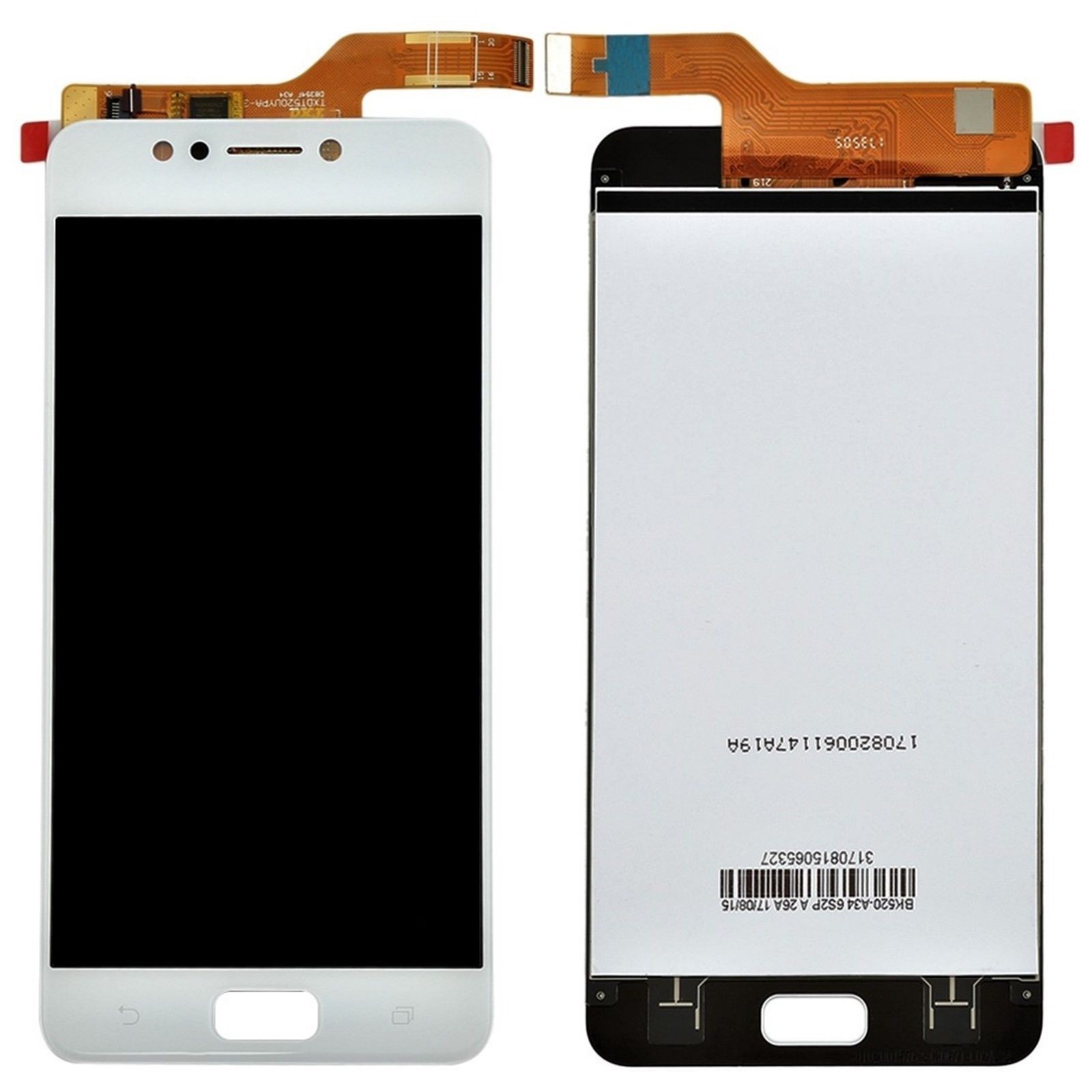 Asus Zenfone 4 Max Zc520KL Lcd Ekran Dokunmatik Beyaz