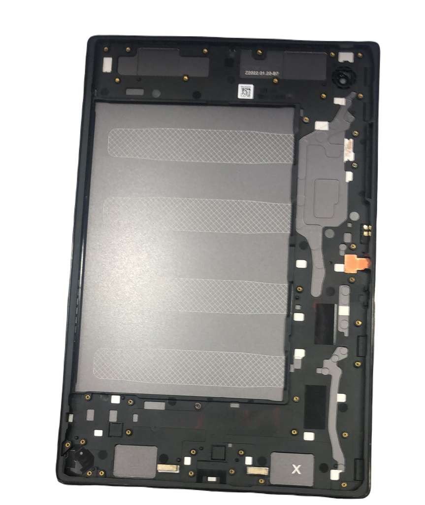 Samsung Galaxy Tab A8 SM-X200 SM-X205 SM-X207 Çıtalı Kasa Siyah Logosuz